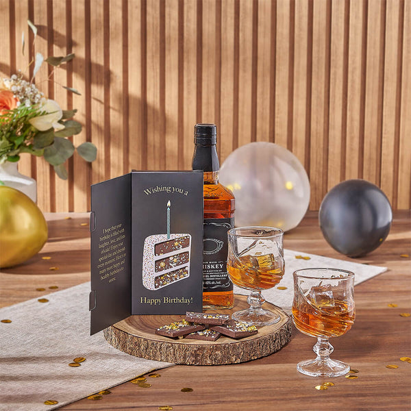Exceptional Birthday Spirits Gift Set - Philadelphia Baskets ...